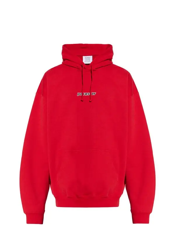 Vetements Hooded Sweatshirt - Red