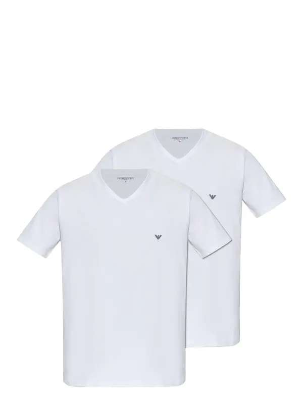 Emporio Armani 2-pack Of T-shirts - White