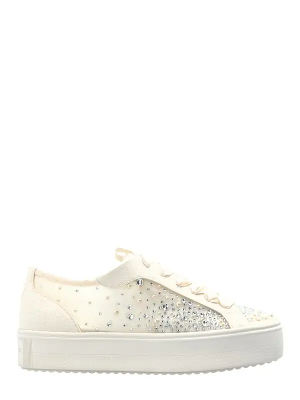 Kate Spade New York Sam Icon Crystal Embellished Sneakers - Cream