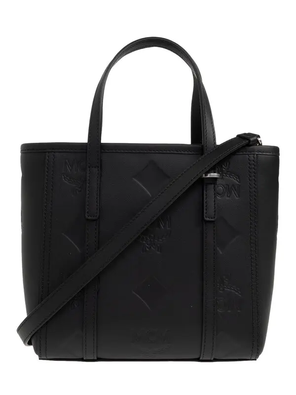 Mcm Mini Handheld Bag - Black
