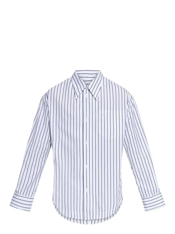 Ami Striped Shirt - White