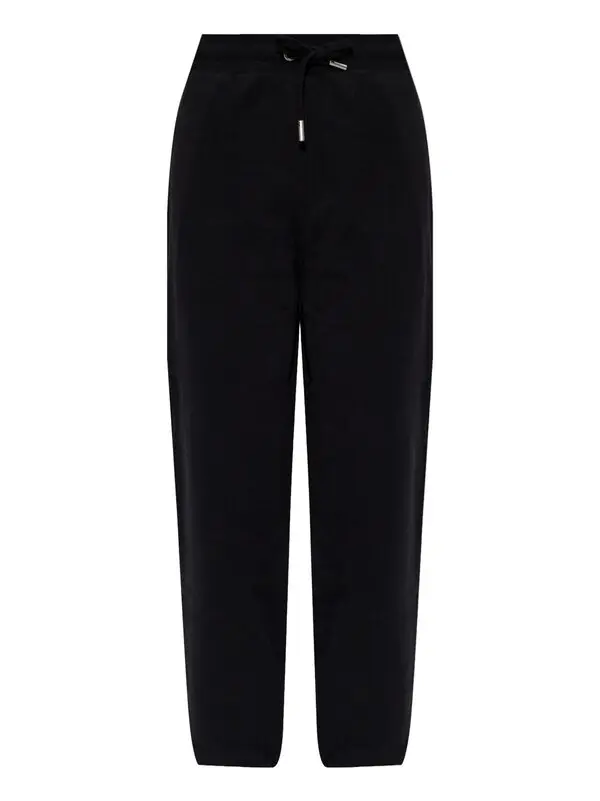 Ami Wide-leg Sweatpants - Black