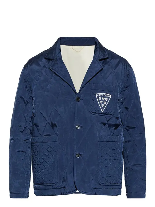 Kenzo Quilted Blazer - Navy Blue