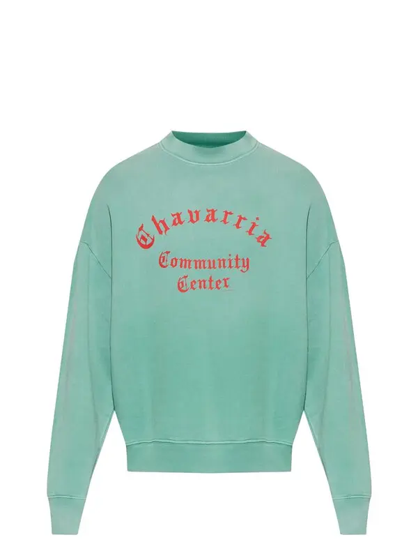 WILLY CHAVARRIA Chavarria Community Center Sweatshirt - Green