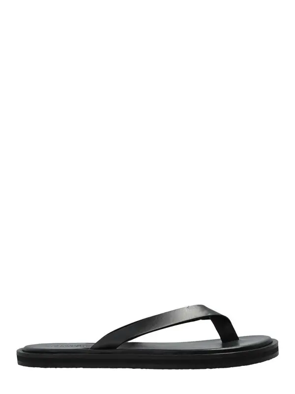 Studio Nicholson Leather Thong Sandals - Black