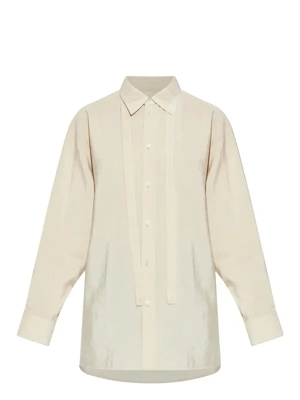 LEMAIRE Loose-fit Silk Shirt - Beige