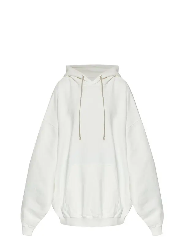 Rick Owens Hun' Hoodie - White