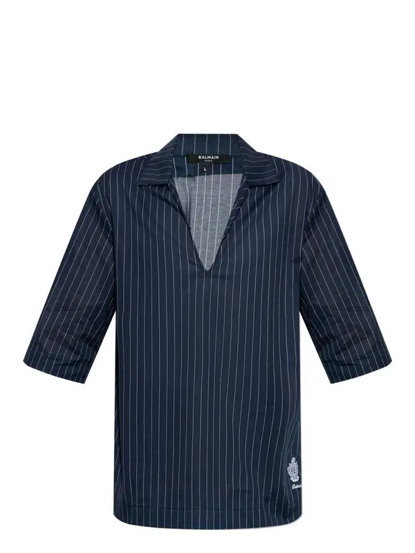 Balmain Beach T-shirt - Navy Blue