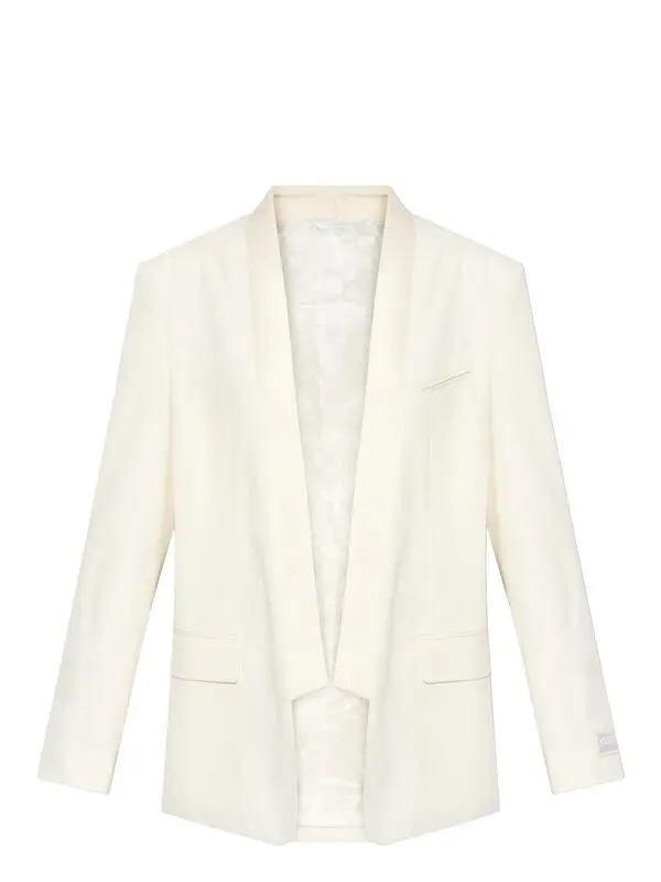 Kenzo Blazer With Satin Trim - Cream