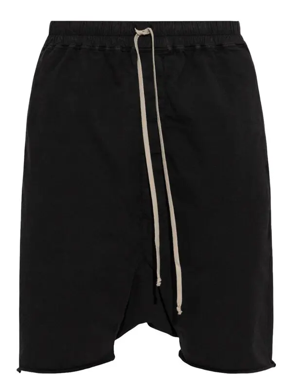 Rick Owens Drawstring Pods Shorts - Black