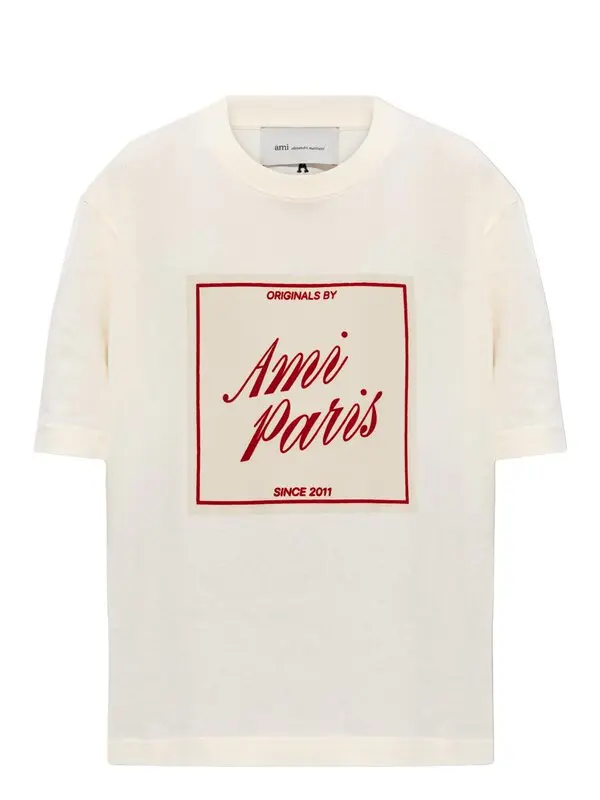 Ami Printed T-shirt - Cream