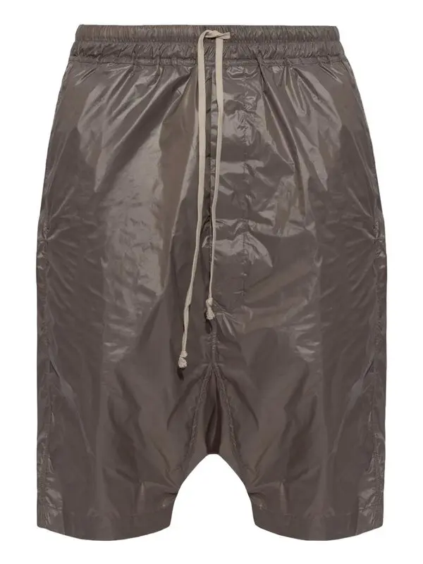 Rick Owens Drawstring Pods Shorts - Grey