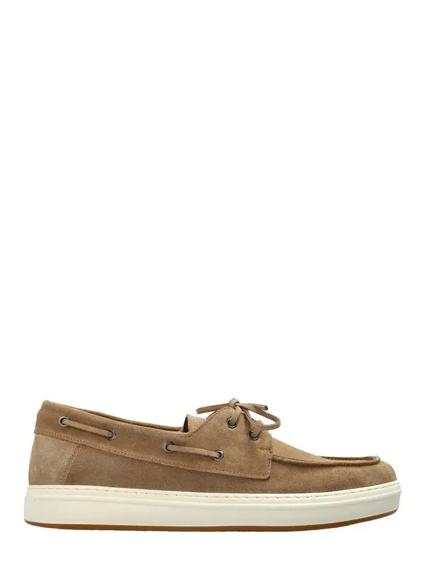 Hogan Suede Loafers - Beige