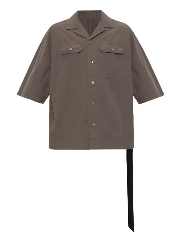 Rick Owens Magnum Tommy’ Oversize Shirt - Brown