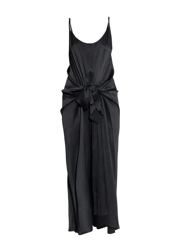 JW Anderson Silk Slip Dress - Black