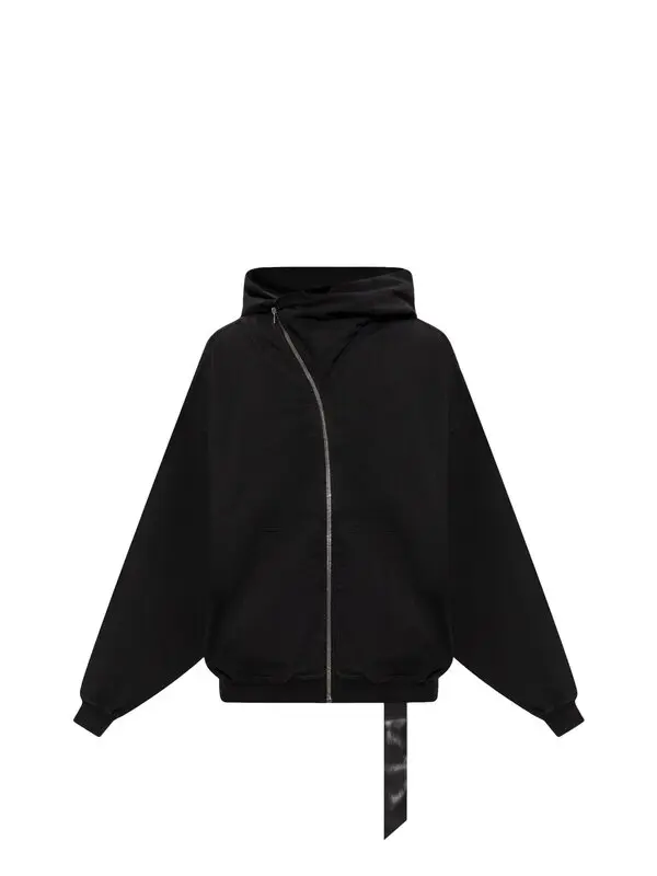 Rick Owens Mountain Hun' Hooded Sweatshirt - Black