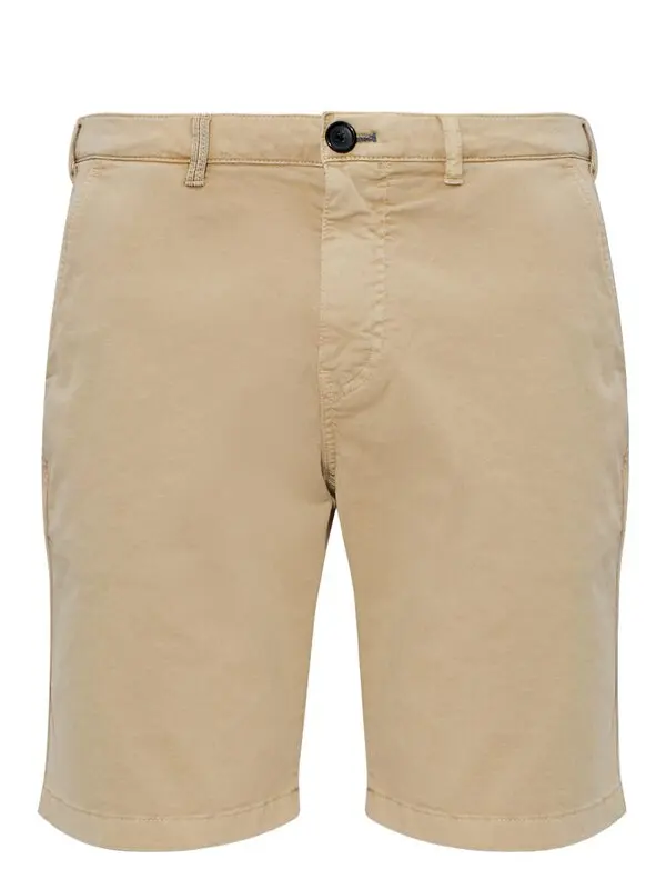 Paul Smith Cotton Shorts - Beige