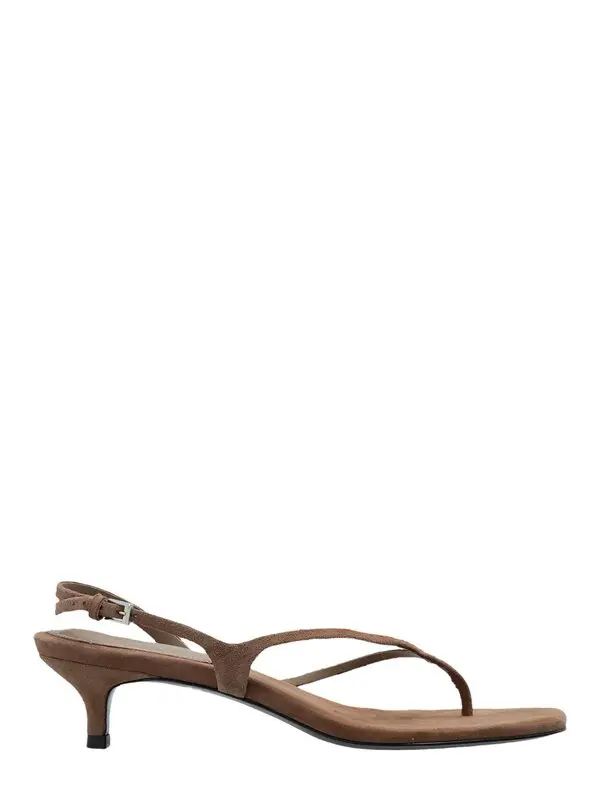 BLACK SUEDE STUDIO Suede Heeled Sandals - Brown