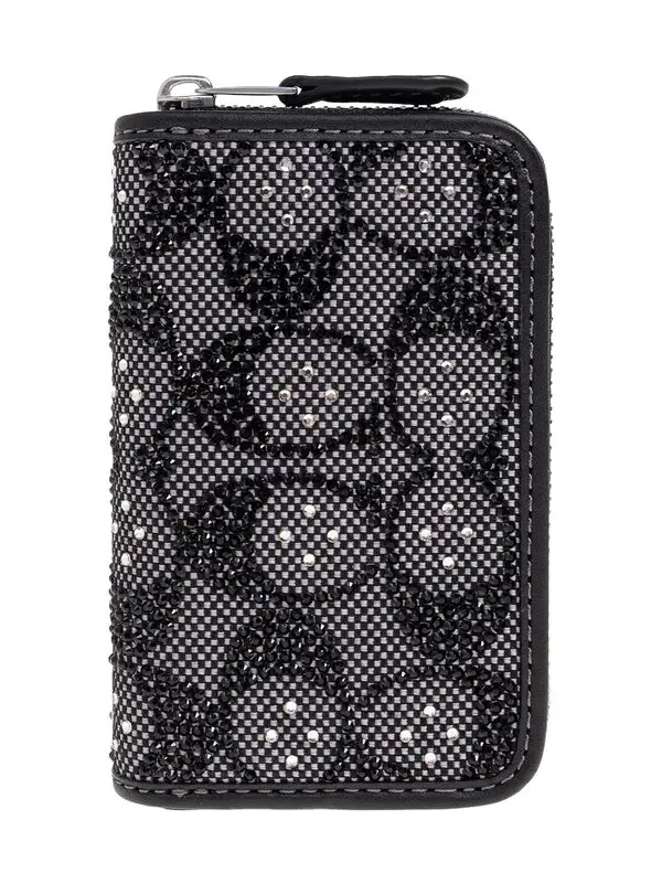 COACH Clutch With Shimmering Crystals - Black