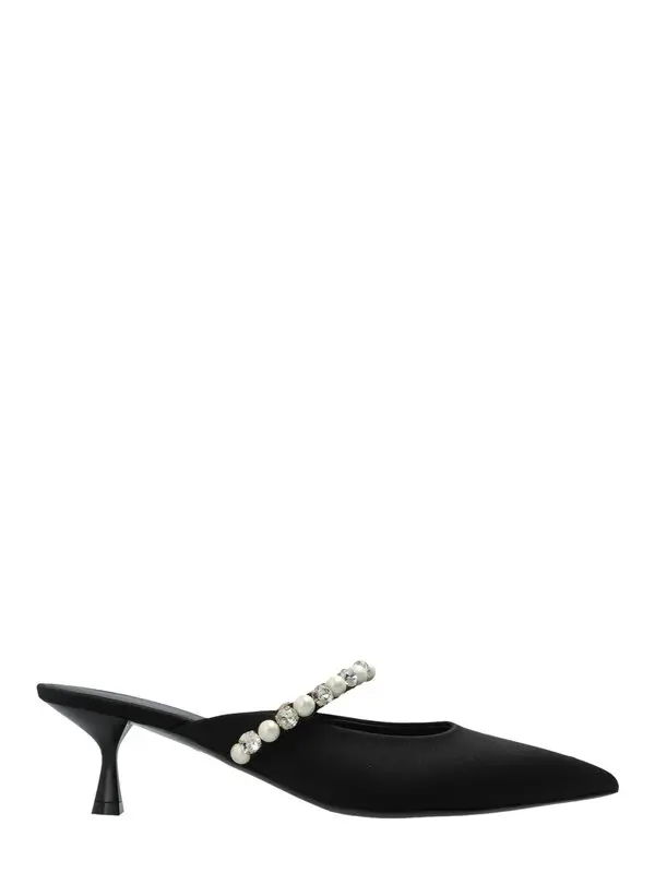 Stella McCartney Elsa Heeled Mules - Black