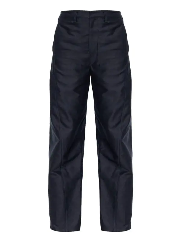 LEMAIRE High-waisted Trousers - Navy Blue