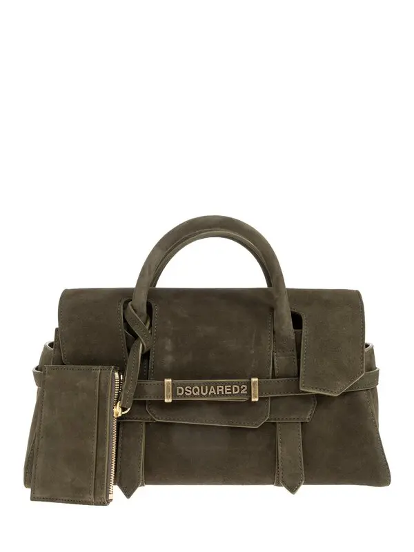 Dsquared2 Suede Handbag - Green