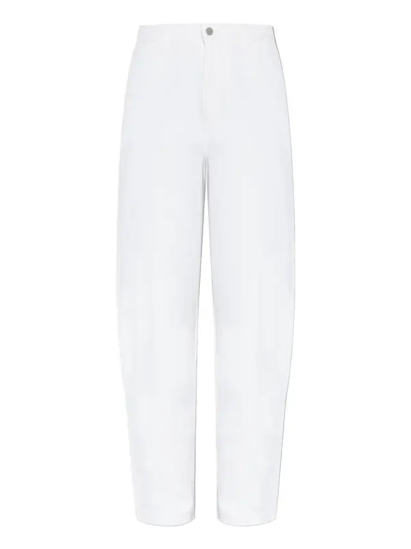 LEMAIRE High-waisted Boyfriend Jeans - White