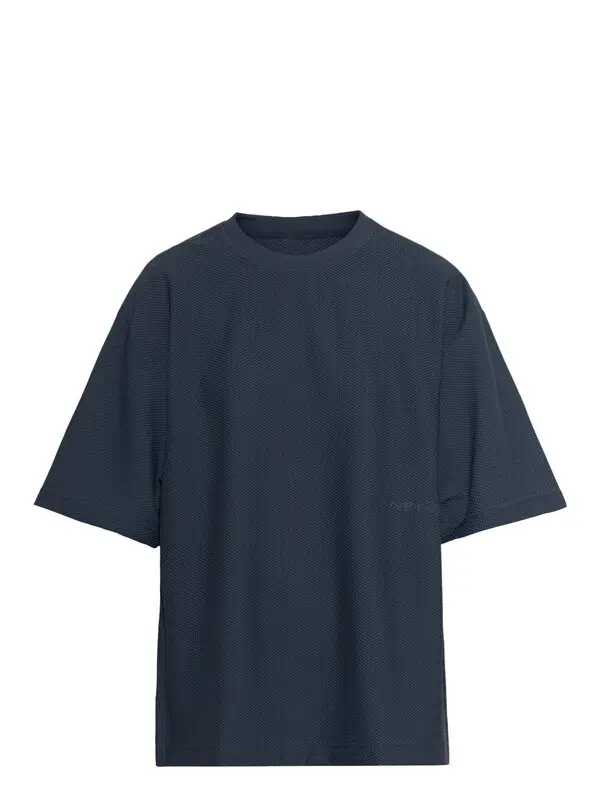 RETHINKIT STUDIOS Oversized T-shirt With Embroidered Logo - Navy Blue