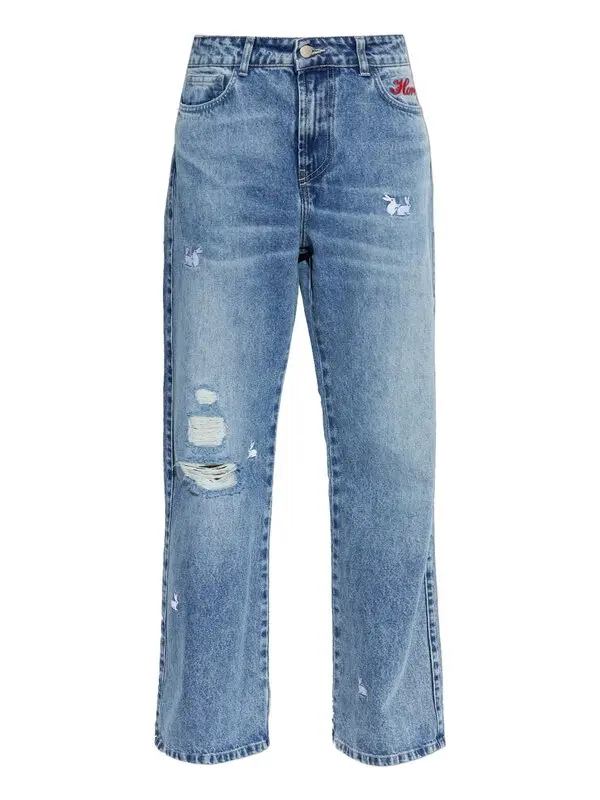 CARNE BOLLENTE Vintage-effect Jeans - Blue