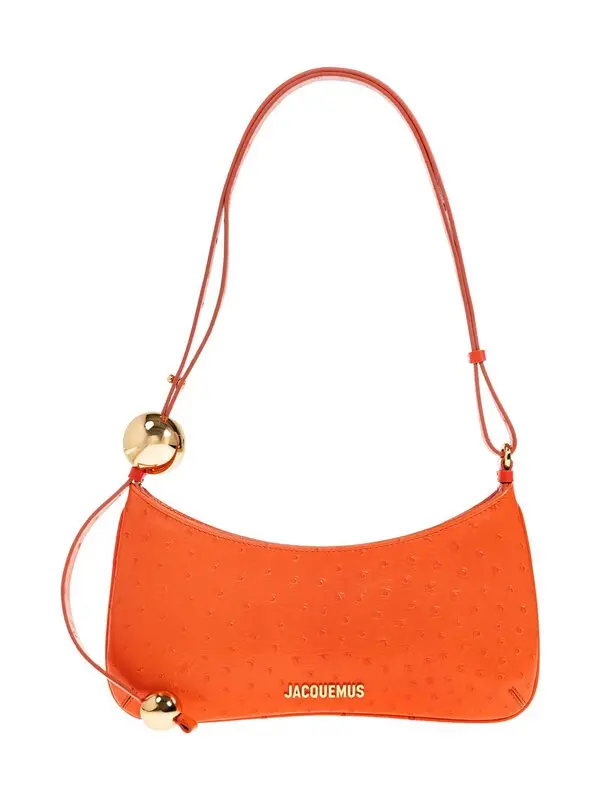 Jacquemus Le Bisou Perle Shoulder Bag - Orange