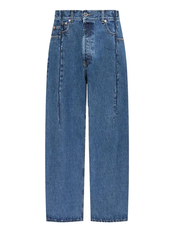 Vetements Straight Wide-leg Jeans - Blue