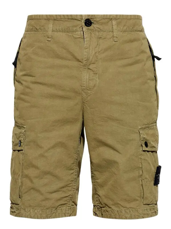 Stone Island Cargo Shorts - Green