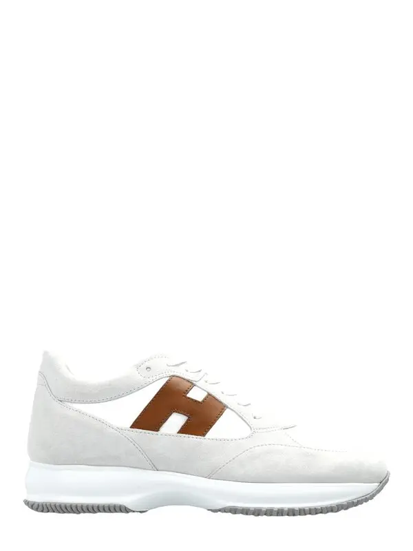 Hogan Interactive Leather Sneakers - White