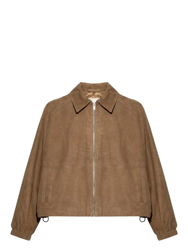 GESTUZ Suede Jacket - Brown