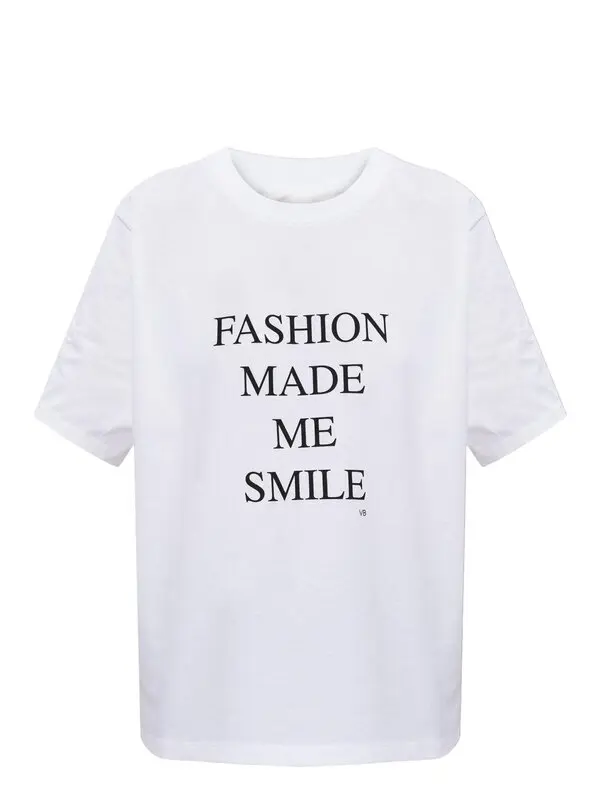 Victoria Beckham Printed T-shirt - White