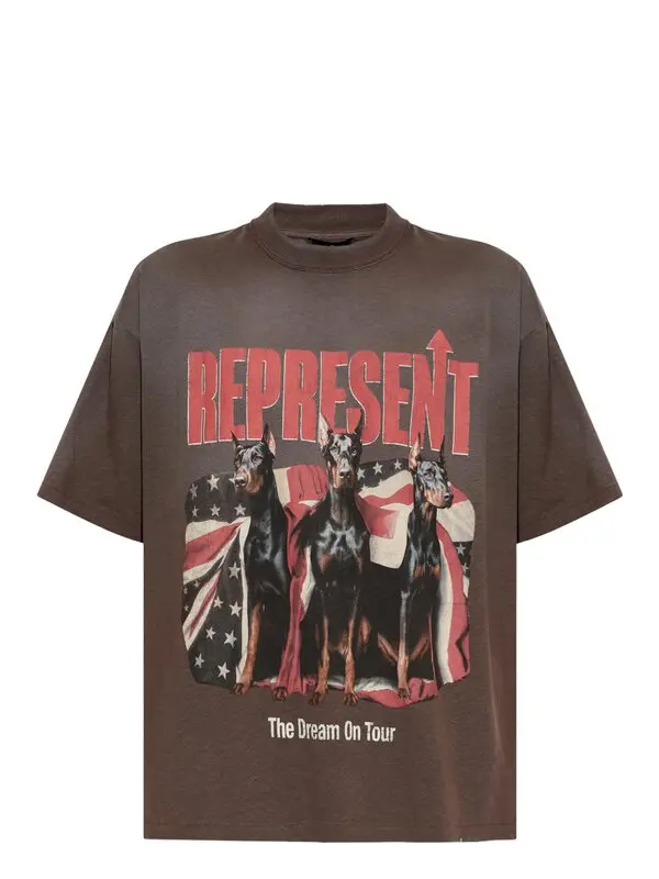 REPRESENT T-shirt "dream On Tour - Grey