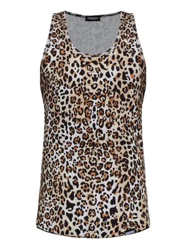 Dsquared2 Top From The 'underwear' Collection - Brown