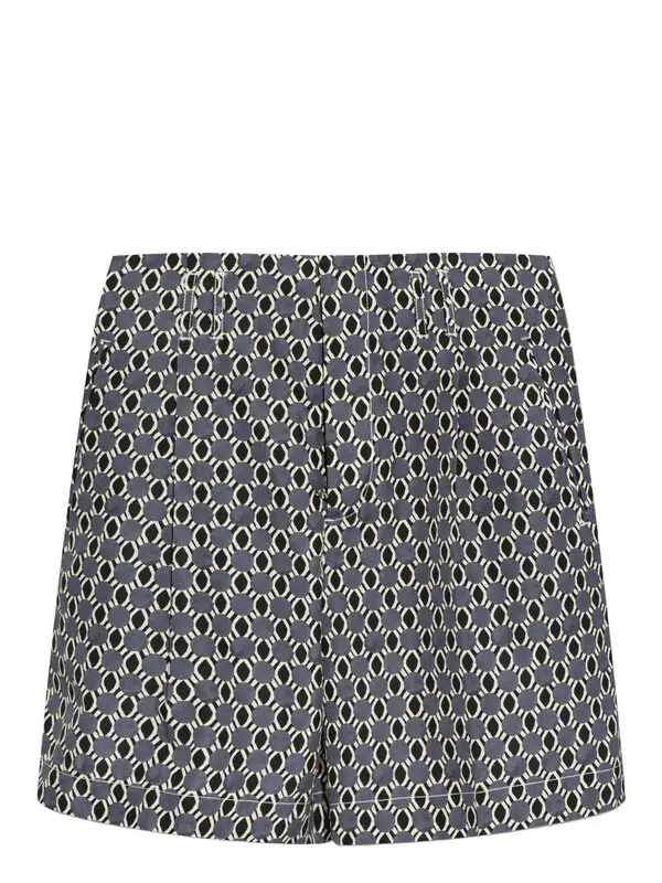 LANVIN Patterned Shorts - Grey