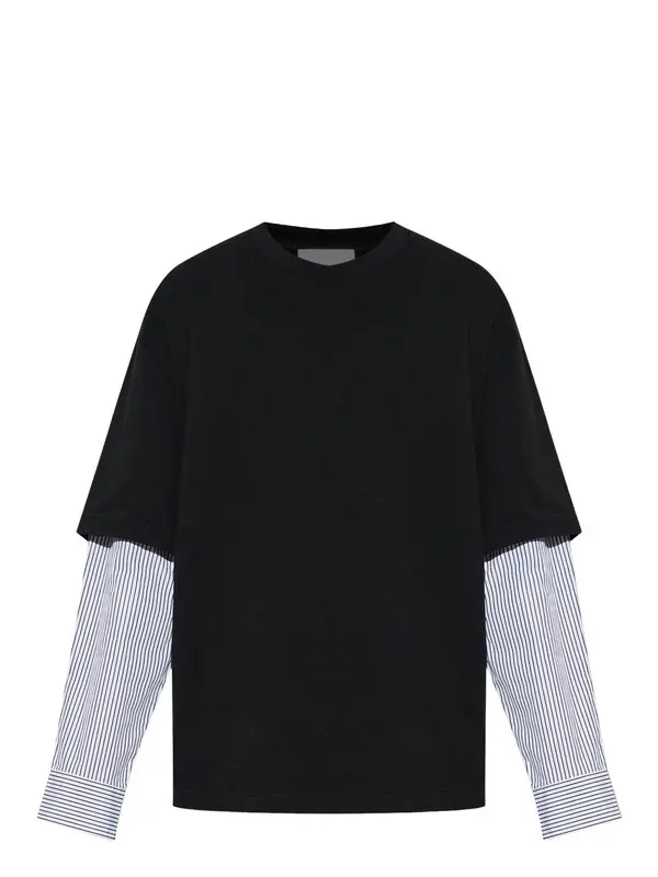 JIL SANDER Long Sleeve T-shirt - Black