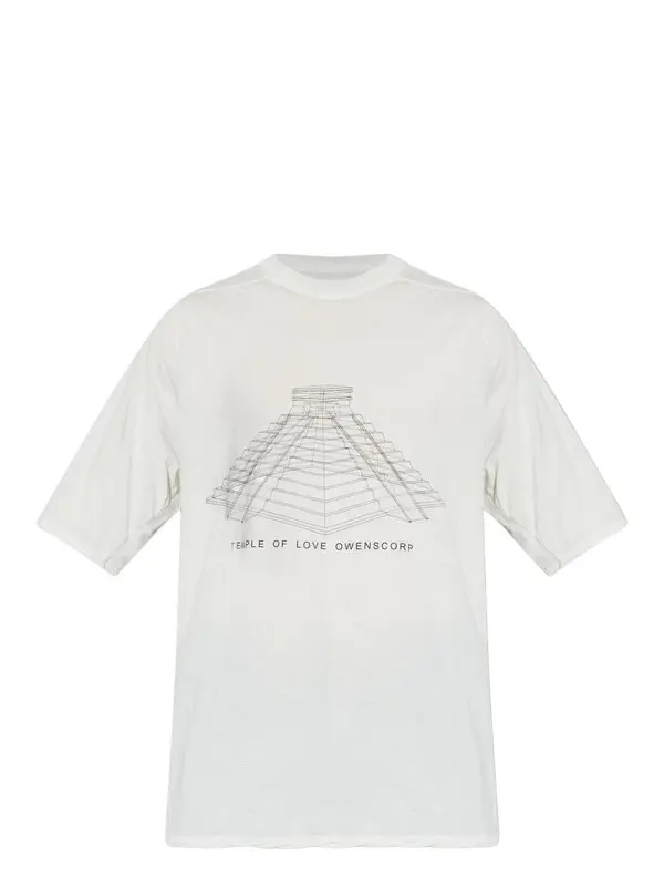 Rick Owens T-shirt With Print - Grey
