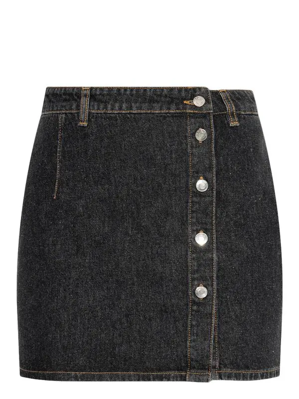 IRO PARIS Isya Denim Mini Skirt - Black