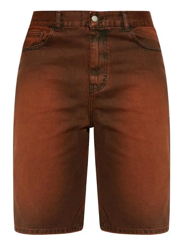 CARNE BOLLENTE Denim Shorts - Brown