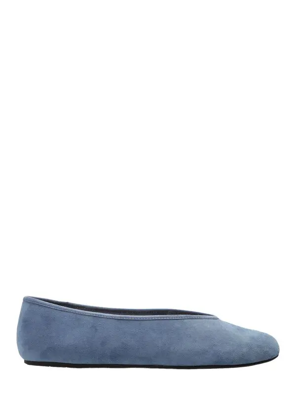 COACH Suede Ballerina Flats - Blue