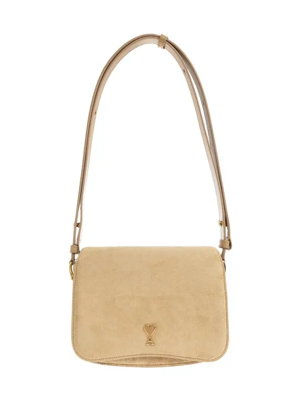 Ami Paris Paris’ Shoulder Bag - Beige