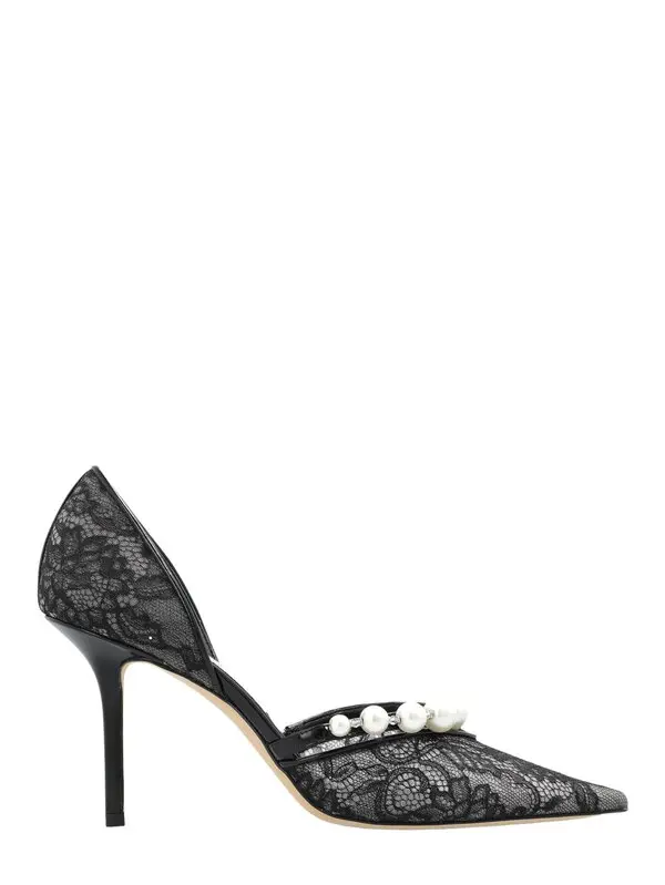 JIMMY CHOO Aurelie 85 Heeled Shoes - Black