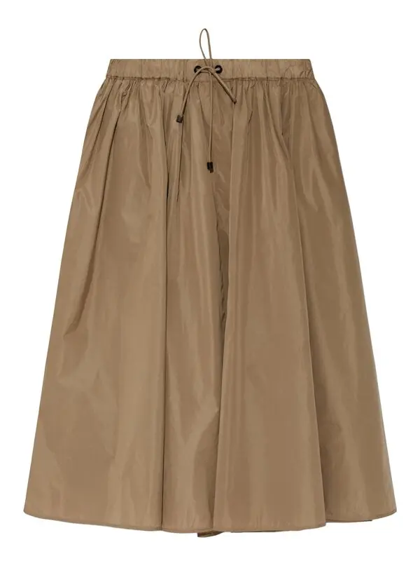 Max Mara Flared Midi Skirt - Beige