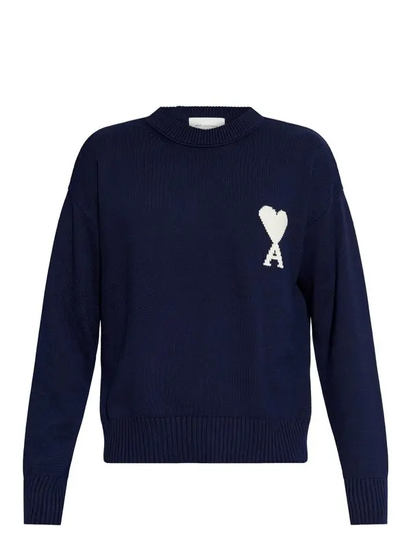 Ami Oversize Sweater - Navy Blue