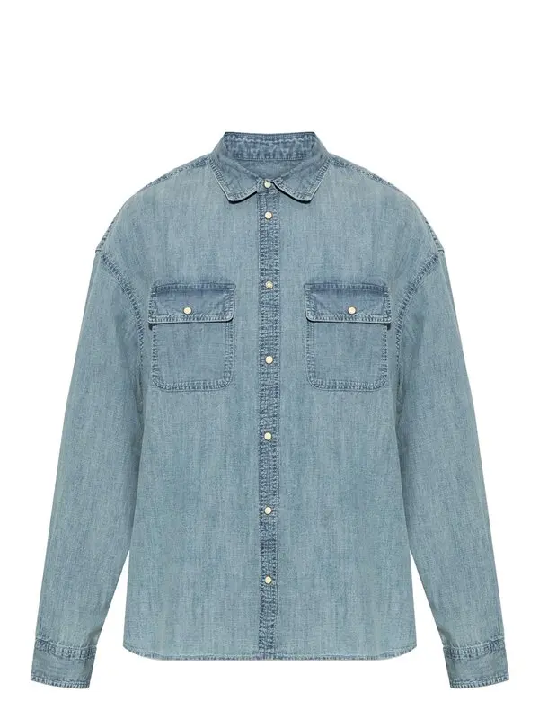 ALLSAINTS Denim Shirt ‘gribbs - Blue