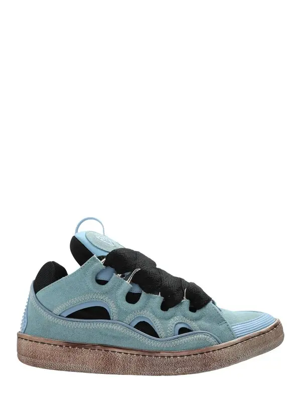 LANVIN Curb Low Top Sneakers - Blue
