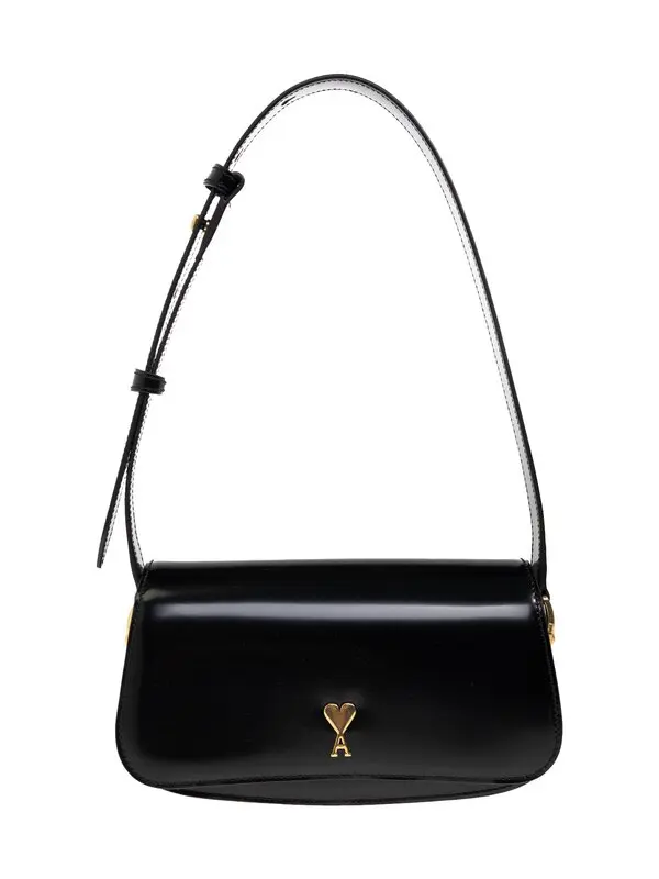 Ami Paris Paris’ Shoulder Bag - Black